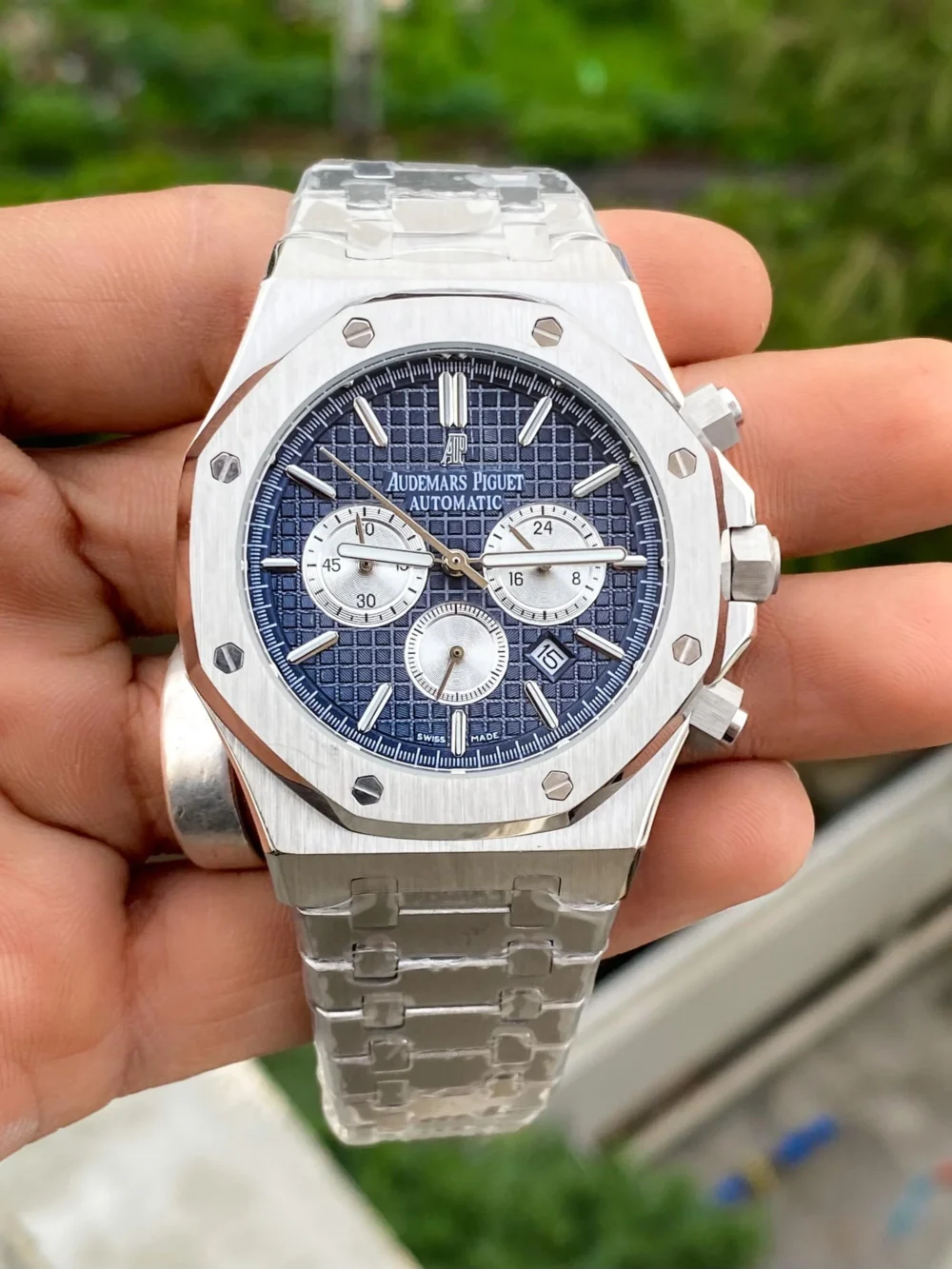 Audemars Piguet Royal Oak Chronograph Blue Dial 41mm Men’s Watch ...