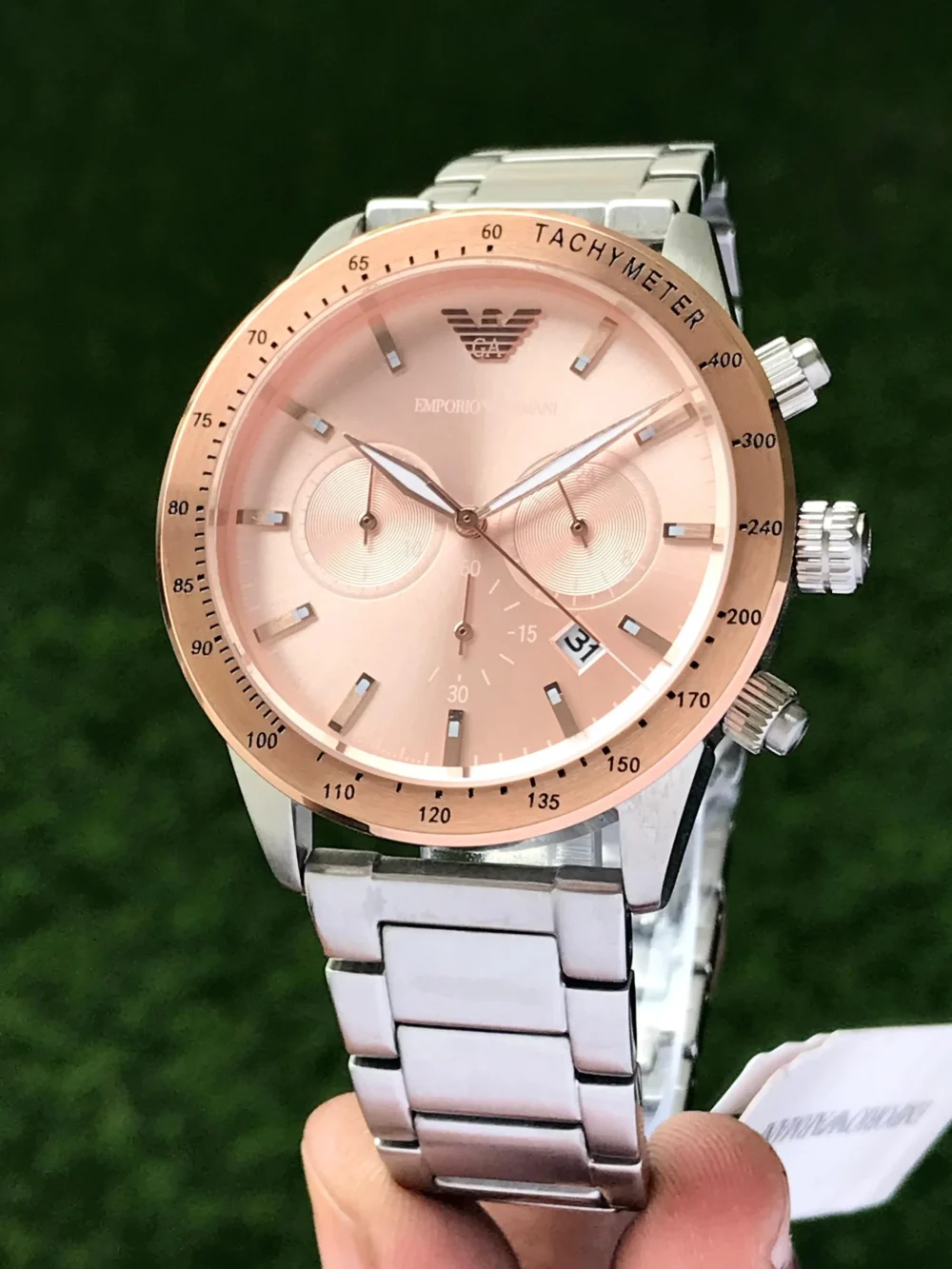 Emporio Armani AR11352 Mario 43mm men’s watch - plsbuy.co.in