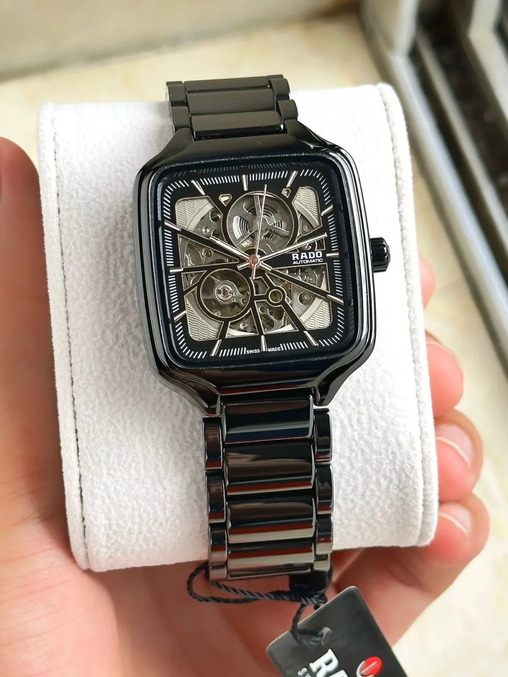 Rado True Square Automatic Open Heart R27086162 38mm Men’s Watch ...